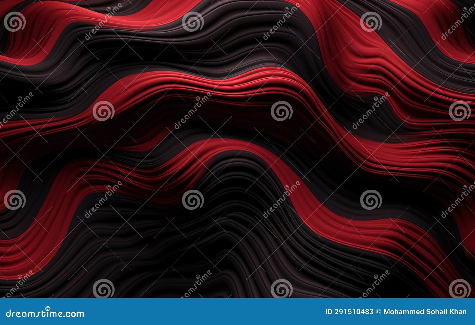 Virtual Black and Red Waves Dark Mode Texture Background Stock ...