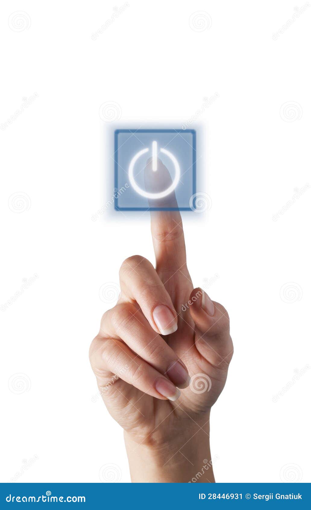 Virtual button stock image. Image of button, hand, digital - 28446931