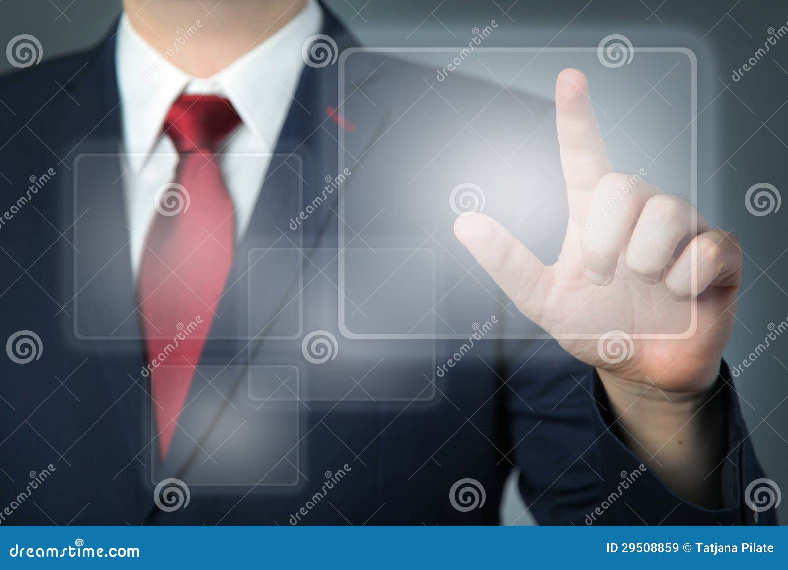 Virtual button stock image. Image of businessman, communications - 29508859