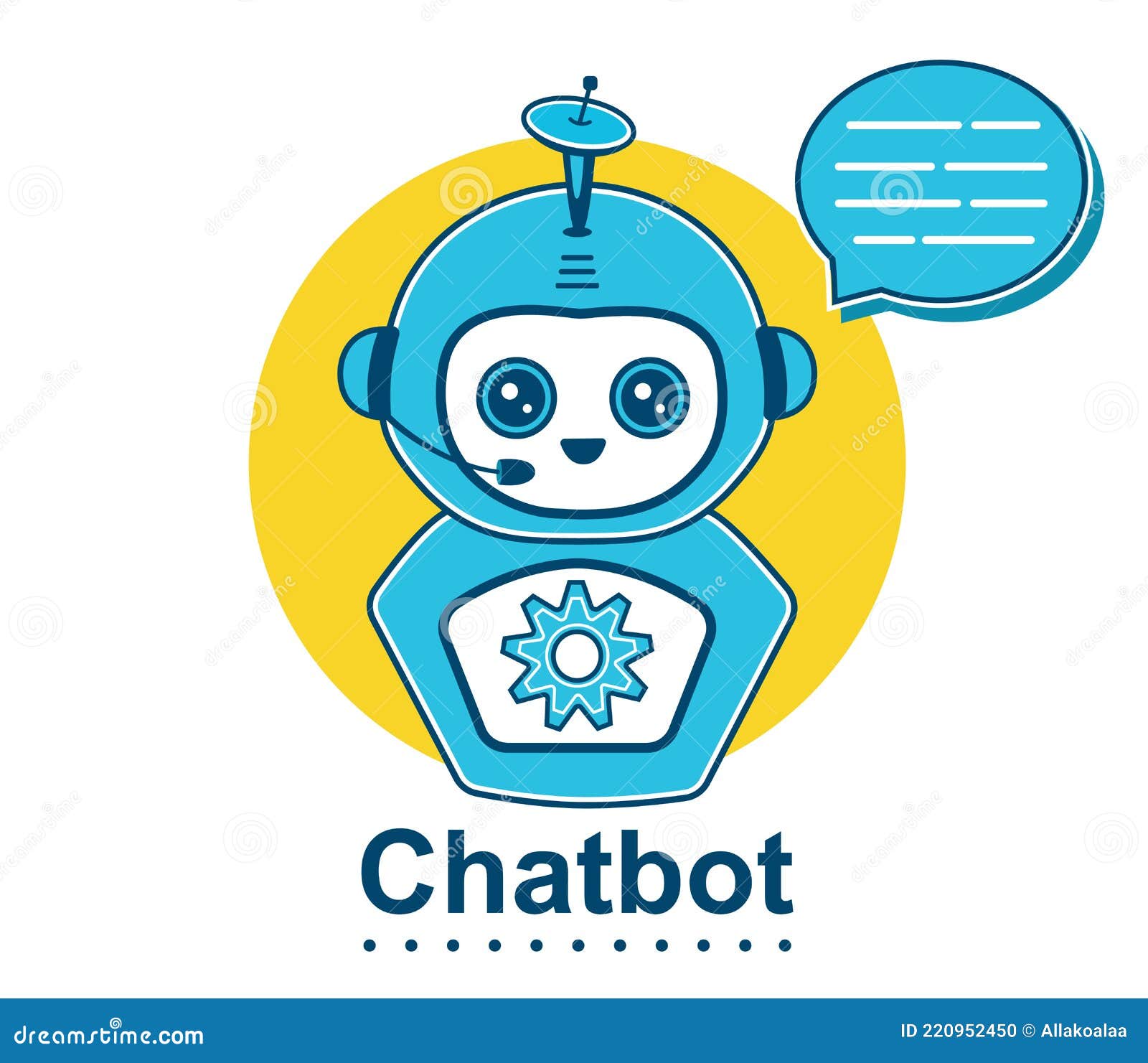 Virtual Chat Bot Robot Icon. Online Chatbot Operator with Speech Bubble ... Virtual Chat Bot Robot Icon. Online Chatbot Operator with Speech Bubble ...