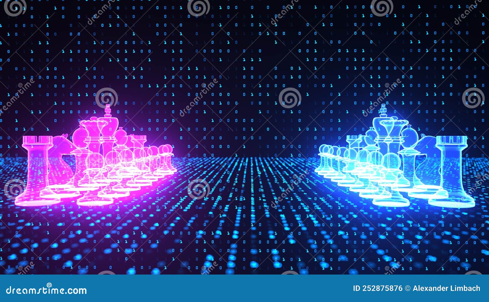 Virtual chess stock illustration. Illustration of connection - 252875876