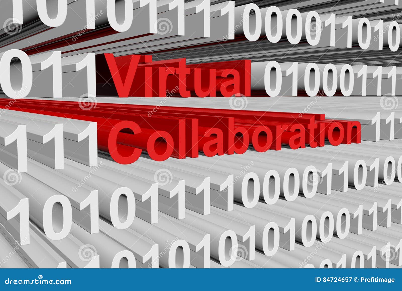 Virtual Collaboration And Distant Work Tiny Person Neubrutalism Concept ...