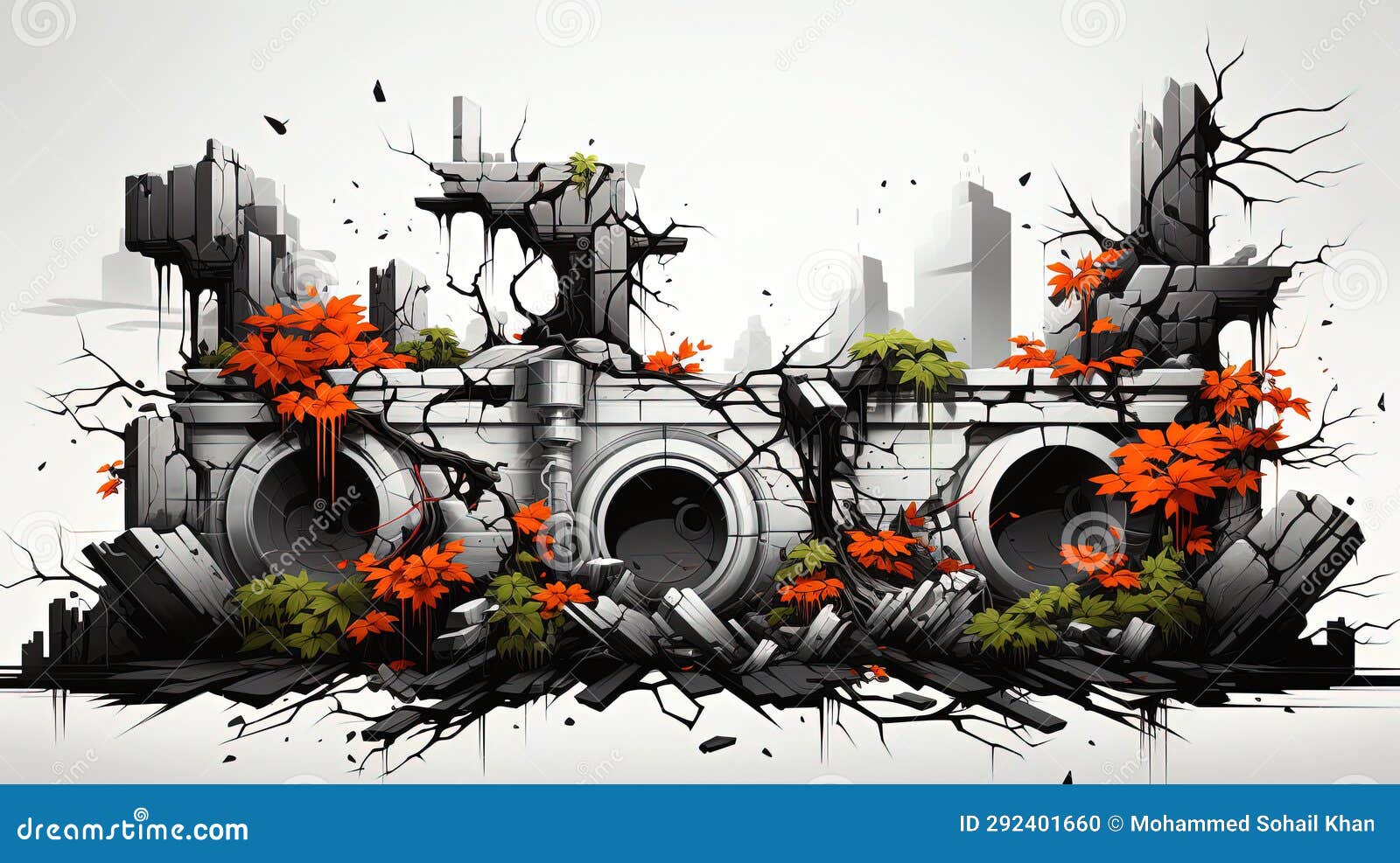 Virtual Colorful Abstract Art Theme of Minimalistic Modern Contemporary ...