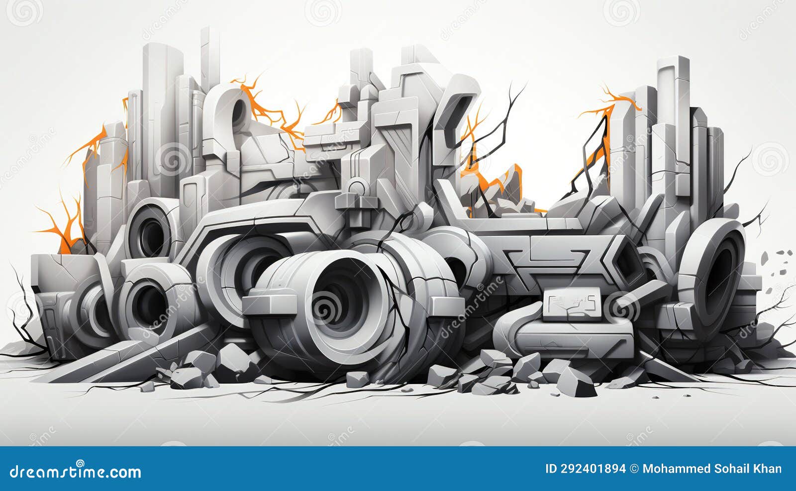 Virtual Colorful Abstract Art Theme of Minimalistic Modern Contemporary ...