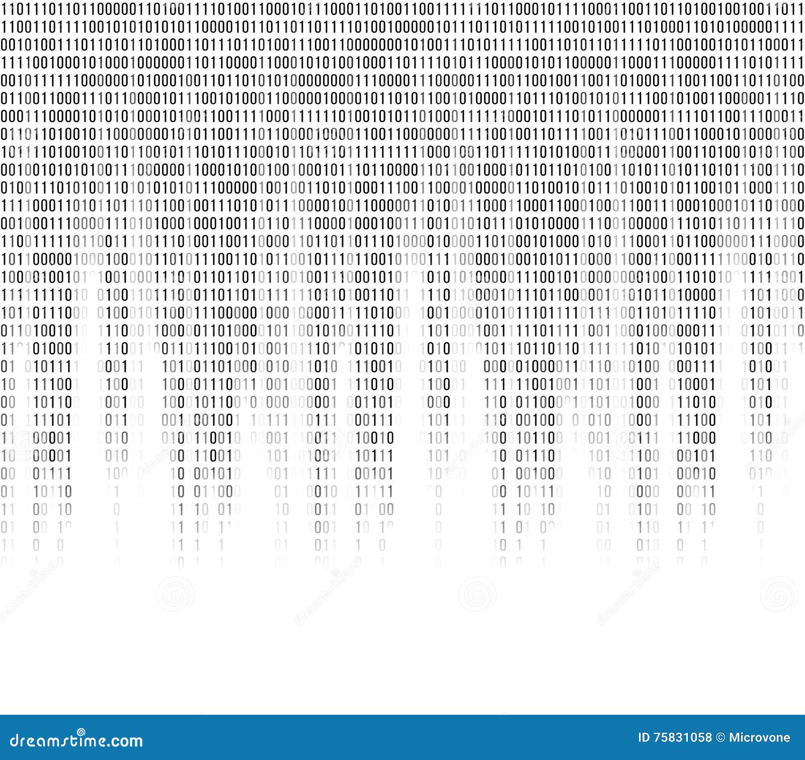 Virtual Computer Binary Code Abstract Background Stock Vector ... Virtual Computer Binary Code Abstract Background Stock Vector ...
