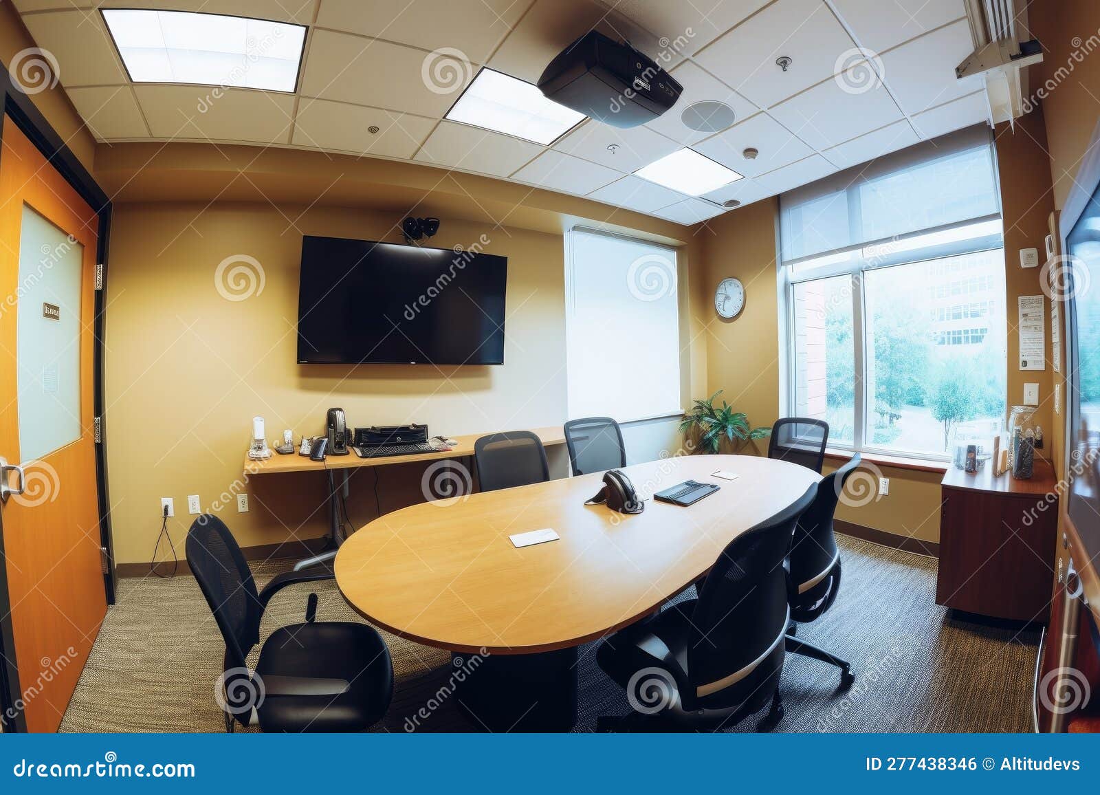 Virtual Conference Room with Video, Audio, and Whiteboard Tools Ready ...