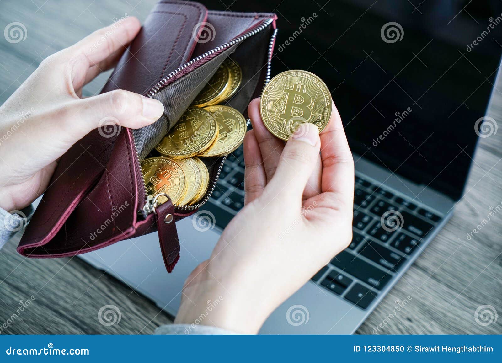 Virtual Currency Wallet Gold Bitcoin. Bitcoin Laptop Wallet Stock Photo ... Virtual Currency Wallet Gold Bitcoin. Bitcoin Laptop Wallet Stock Photo ...
