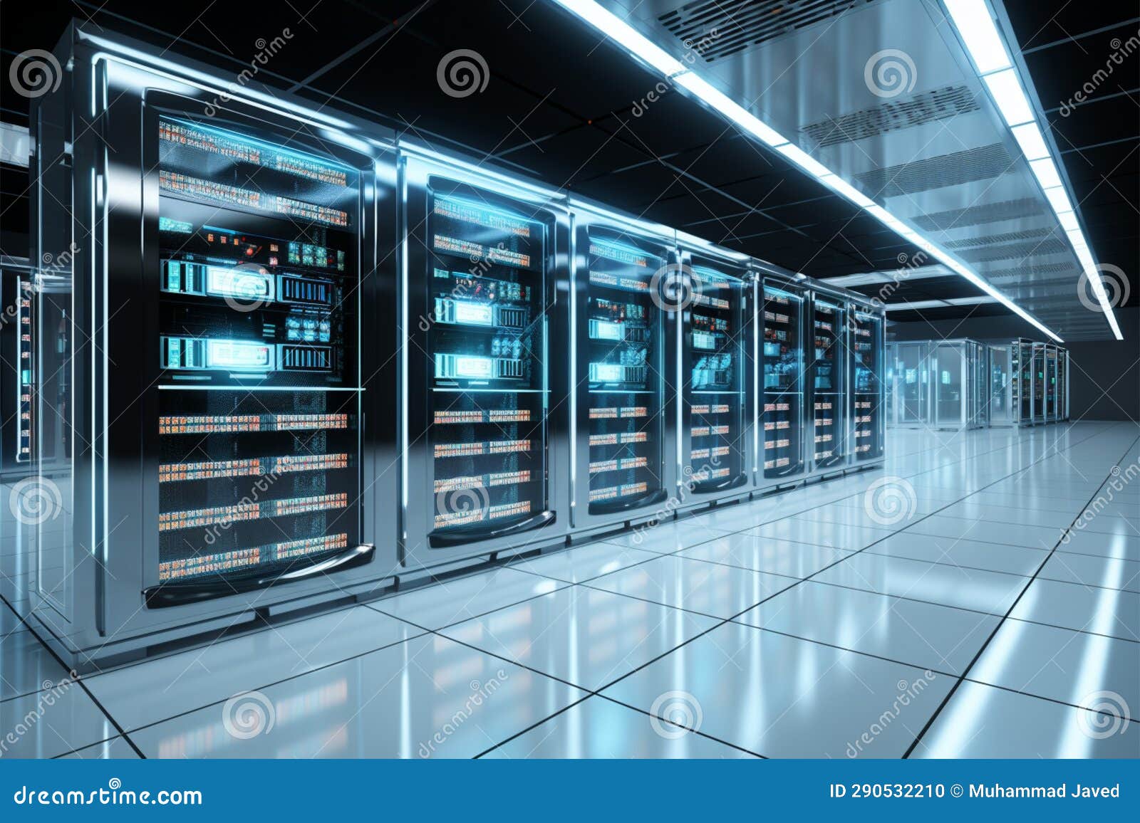 Virtual 3D Depiction White Server Center Housing Computer Storage ... Virtual 3D Depiction White Server Center Housing Computer Storage ...