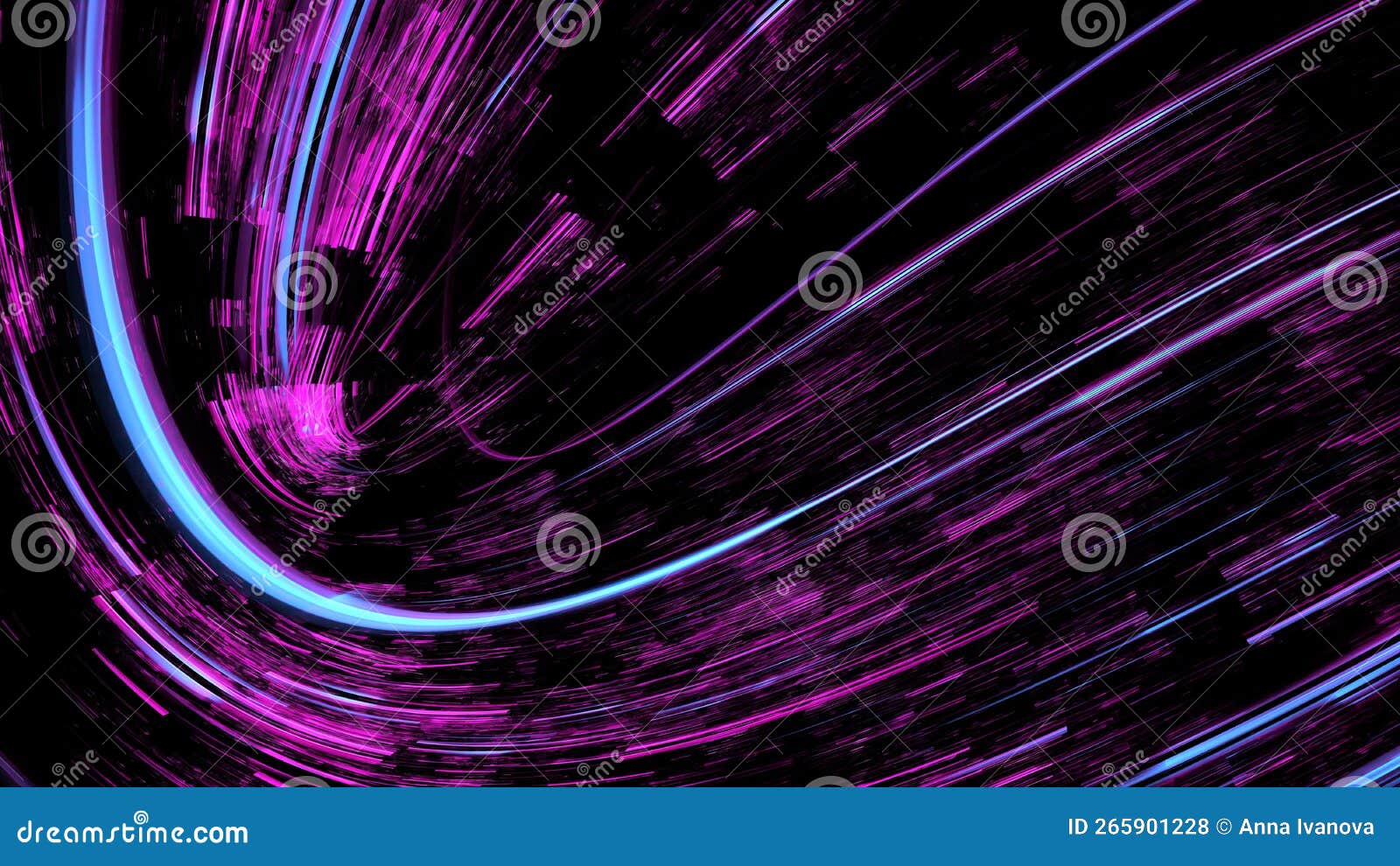 Virtual Digital Space, Data Center. Information Transfer, Digital ...