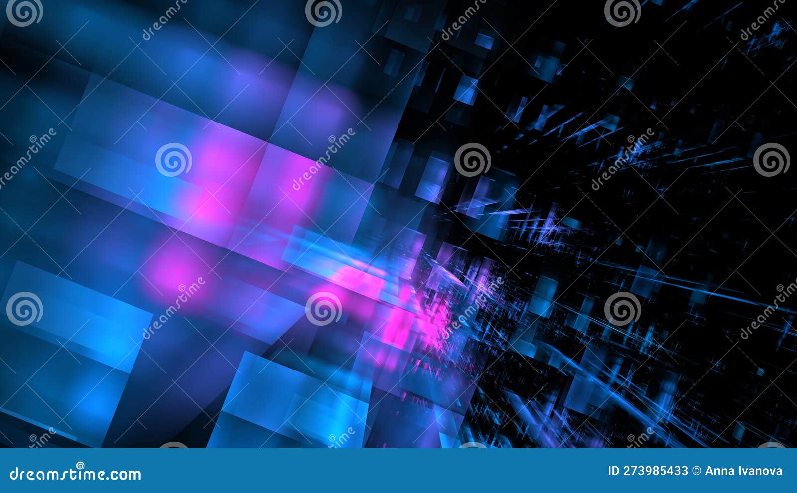 Virtual Digital Space, Data Center. Information Transfer, Digital ...