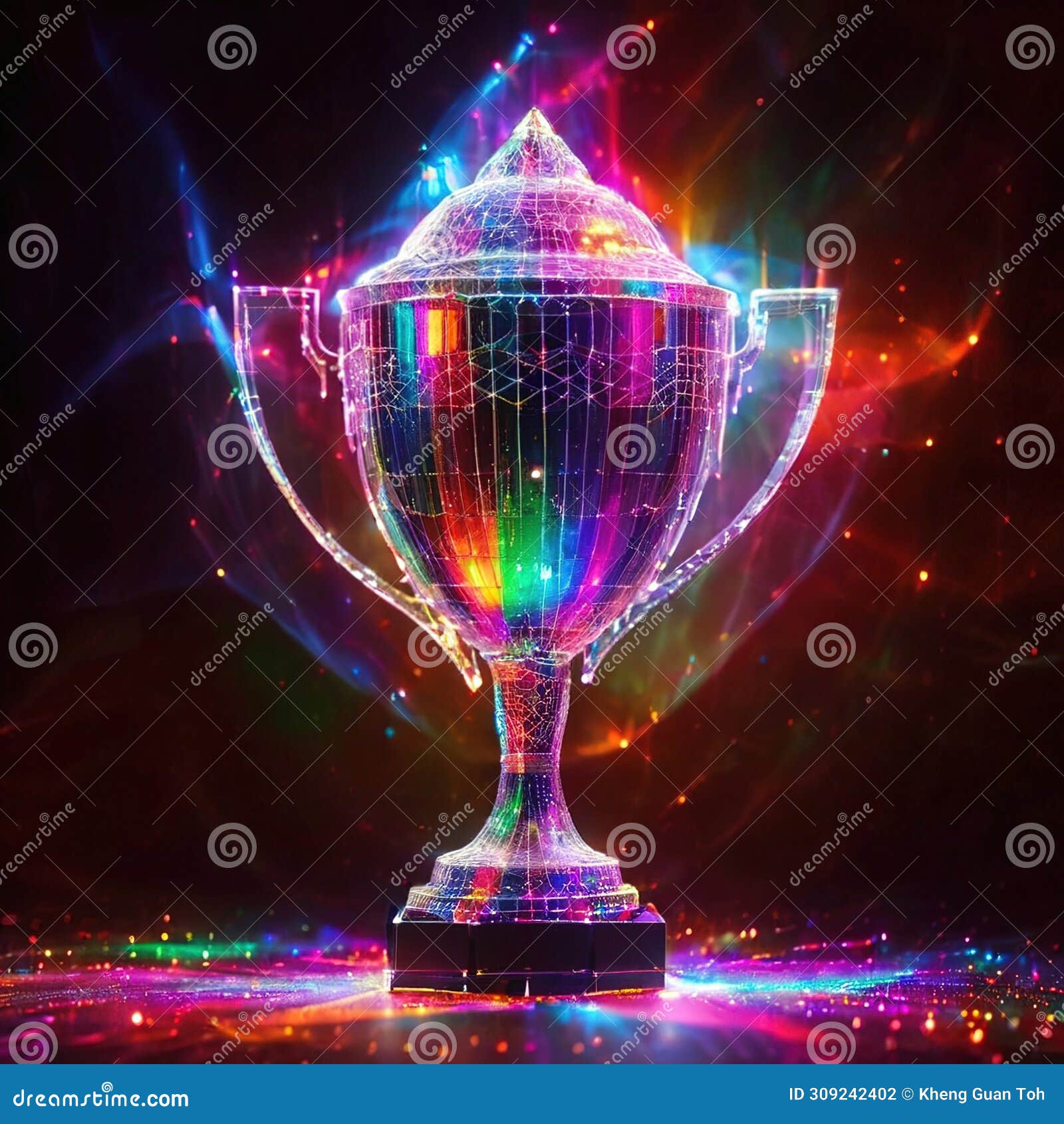Virtual Digital Trophy for Online Gaming and Esports Stock Illustration ...