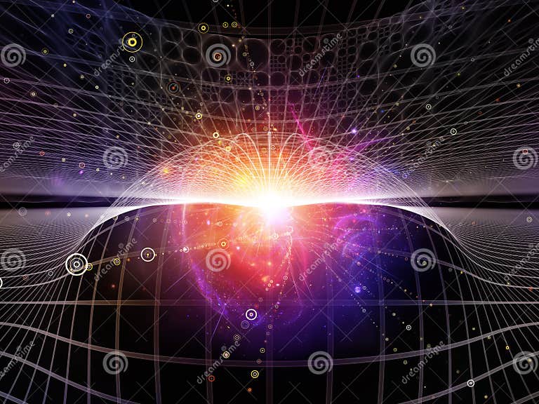 Virtual Dimension stock illustration. Illustration of pattern - 202675625