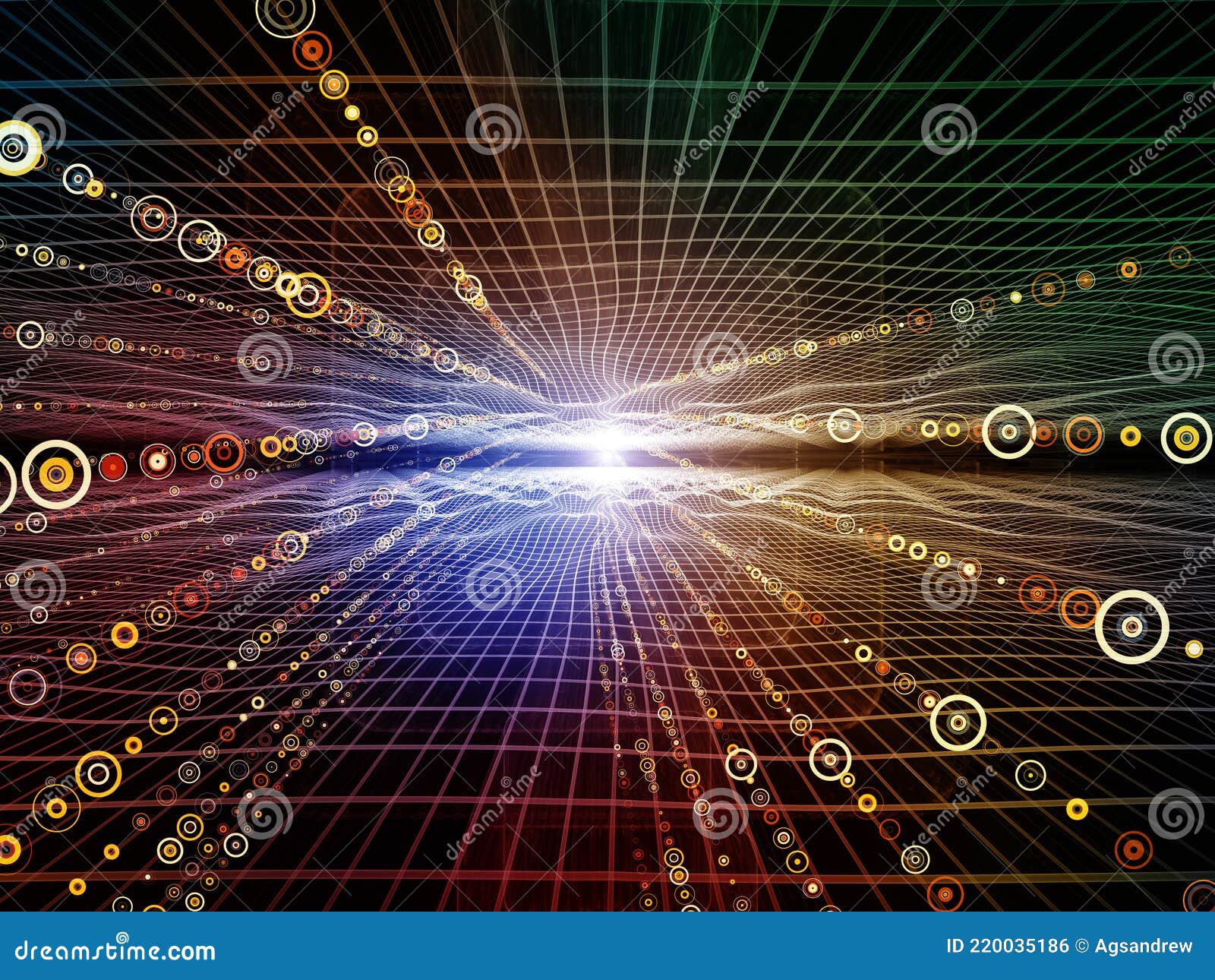 Virtual Dimension stock illustration. Illustration of abstract - 220035186