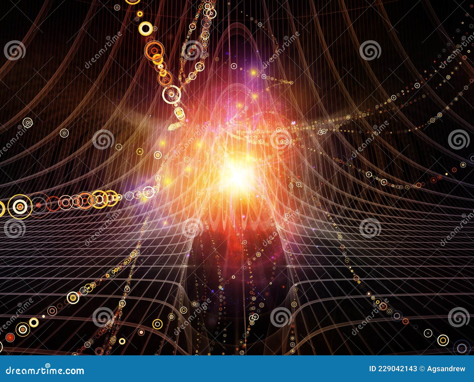 Virtual Dimension stock illustration. Illustration of technology ...