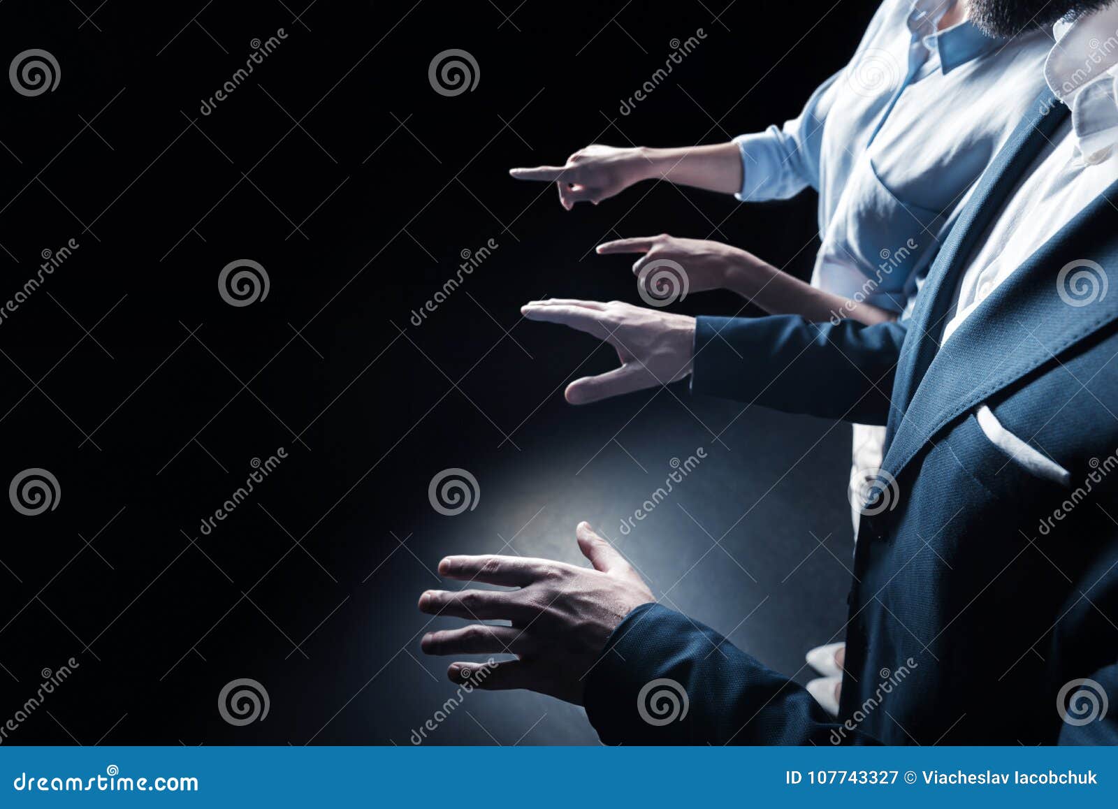 Top view of peoples hands stock image. Image of male - 107743327