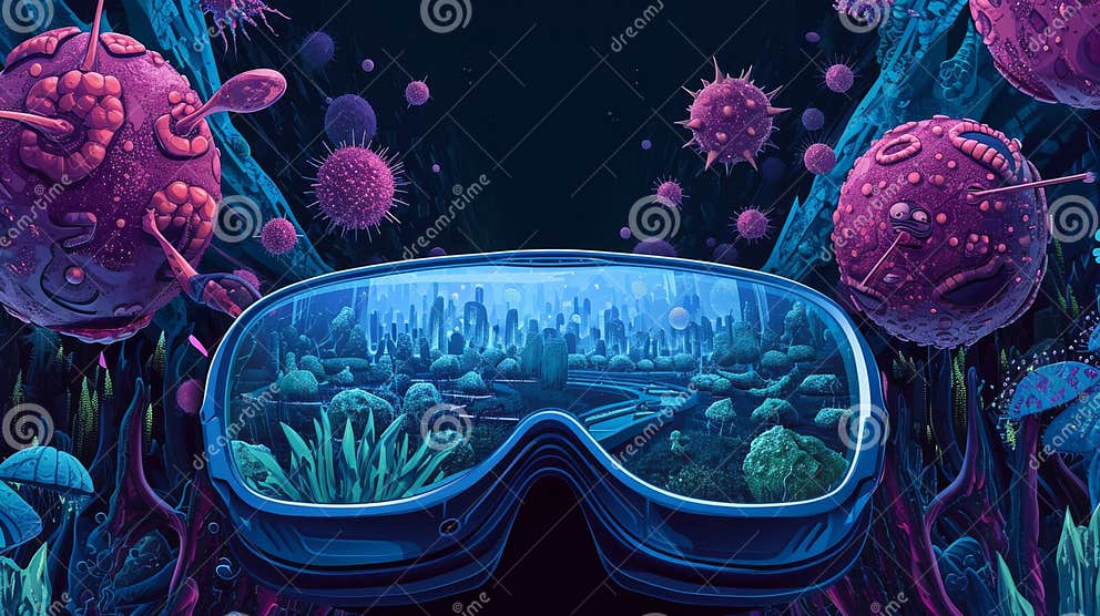 Virtual Dive into Microbial Ecosystem. a Virtual Reality View of a ...