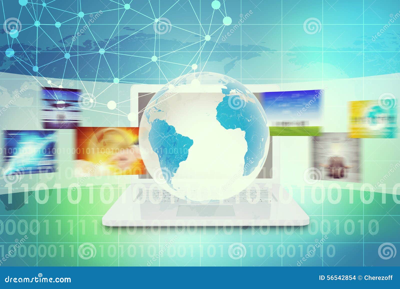 Virtual Earth Globe Sculpture Stock Photography | CartoonDealer.com ...