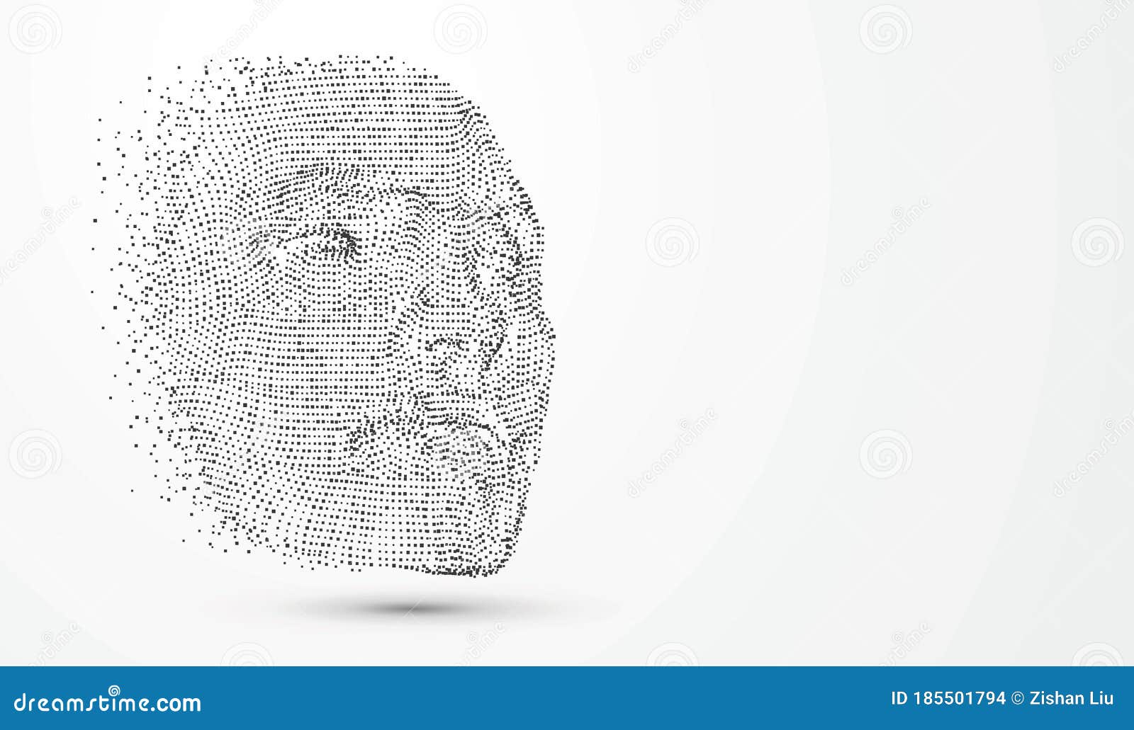 A Virtual Face,vector Illustration Stock Vector - Illustration of ...