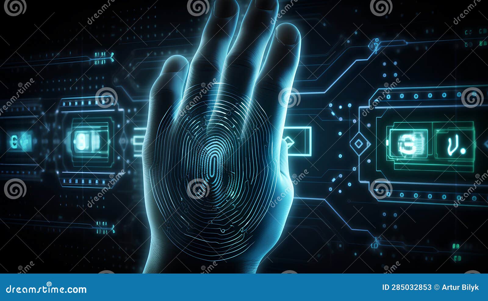 Virtual Fingerprint To Access Password Thru Fingerprints for Technology ...