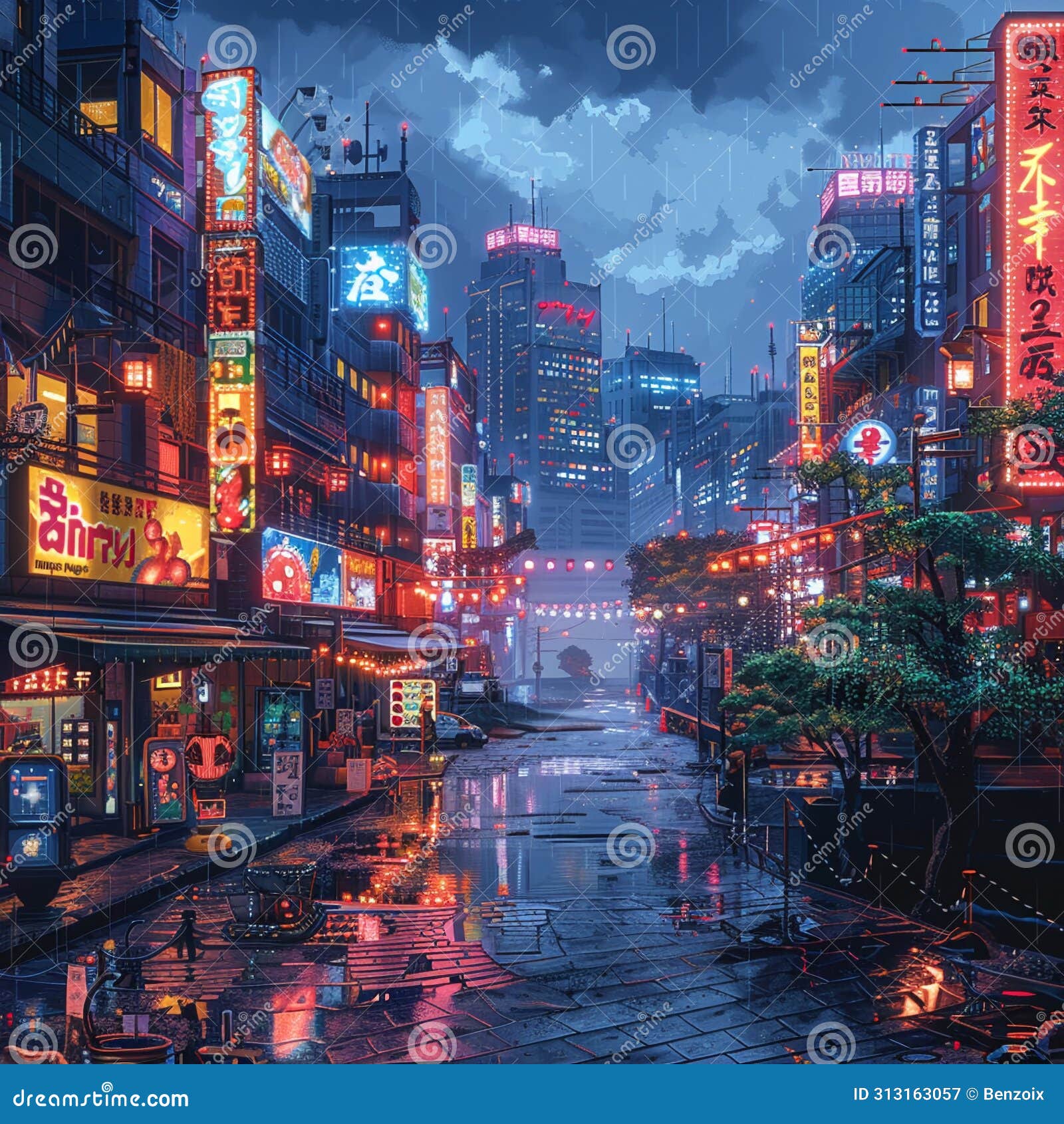 Virtual Gamer World Created in a Pixel Art Style Stock Image - Image of ...