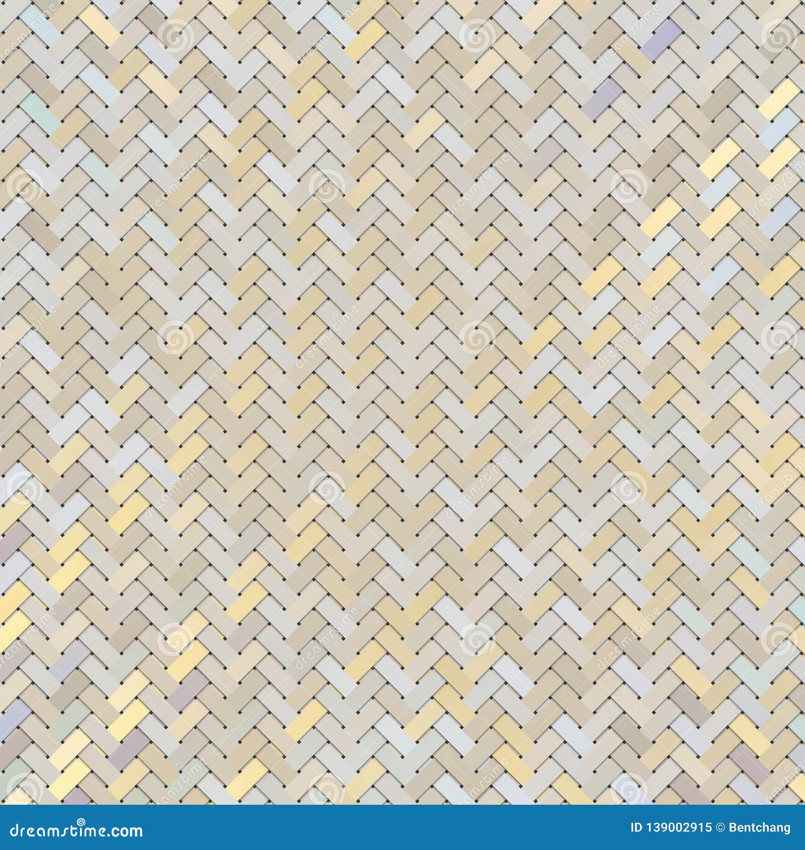 Virtual Geometric Pattern Abstract, Woven Mat or Rattan Background ...