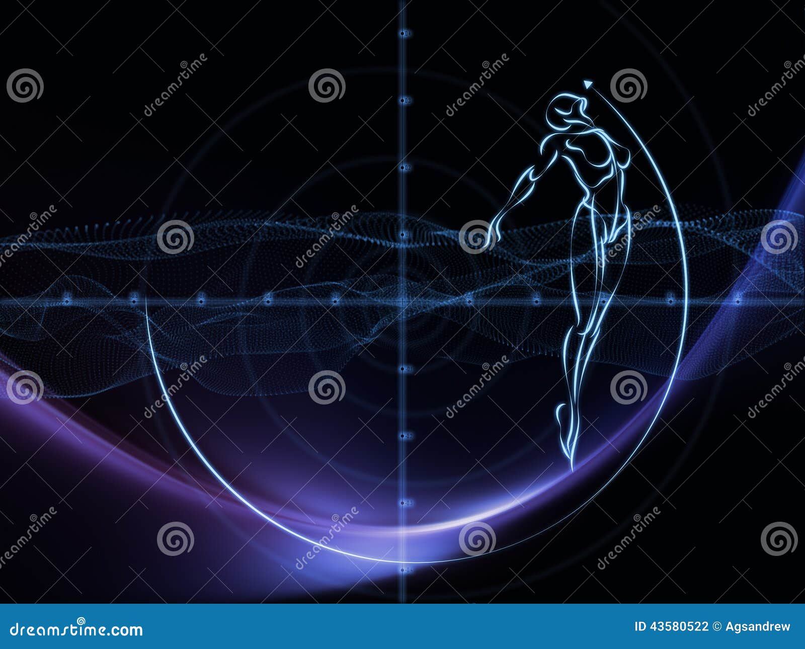 Virtual Geometry stock illustration. Illustration of philosophy - 43580522