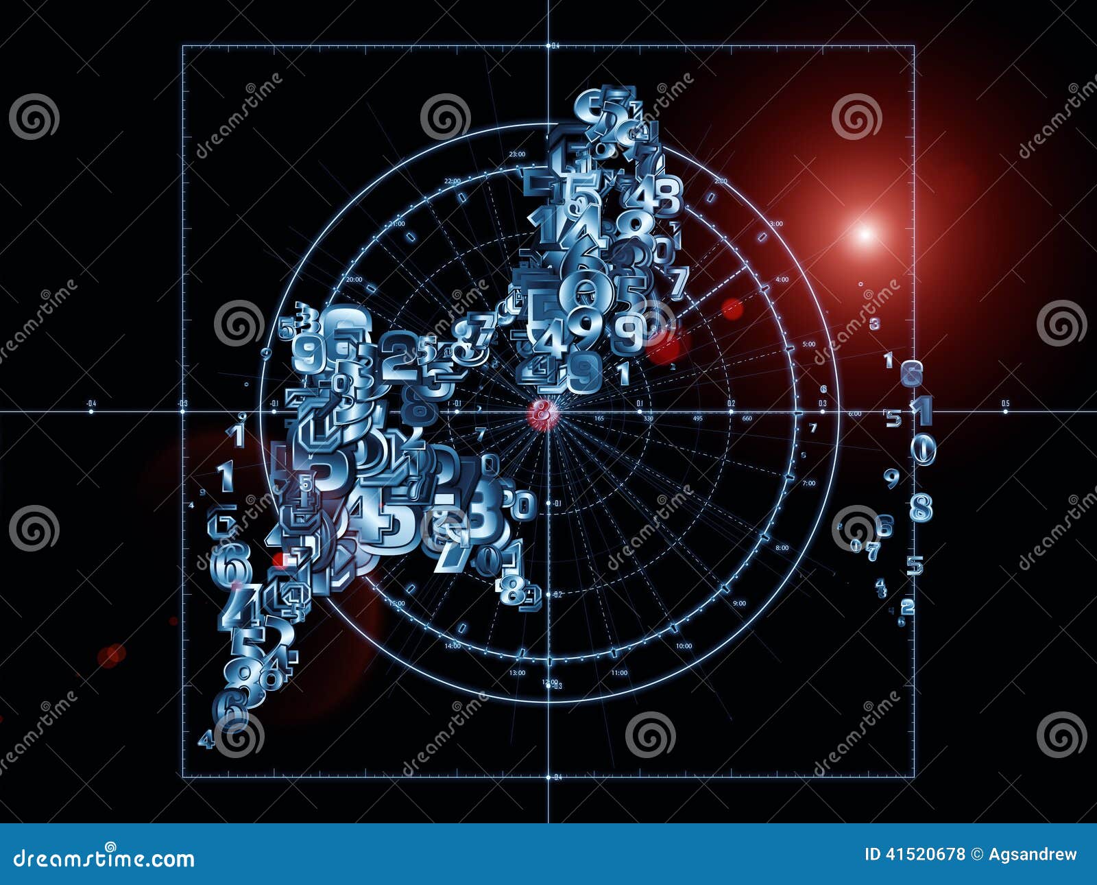 Virtual Geometry stock illustration. Illustration of math - 41520678