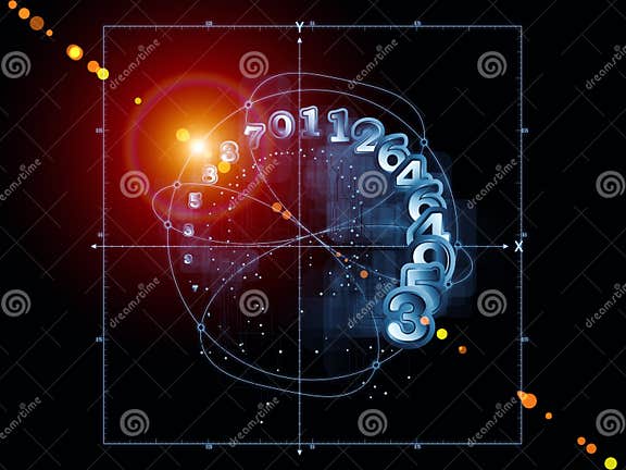 Virtual Geometry stock illustration. Illustration of intellect - 41800722