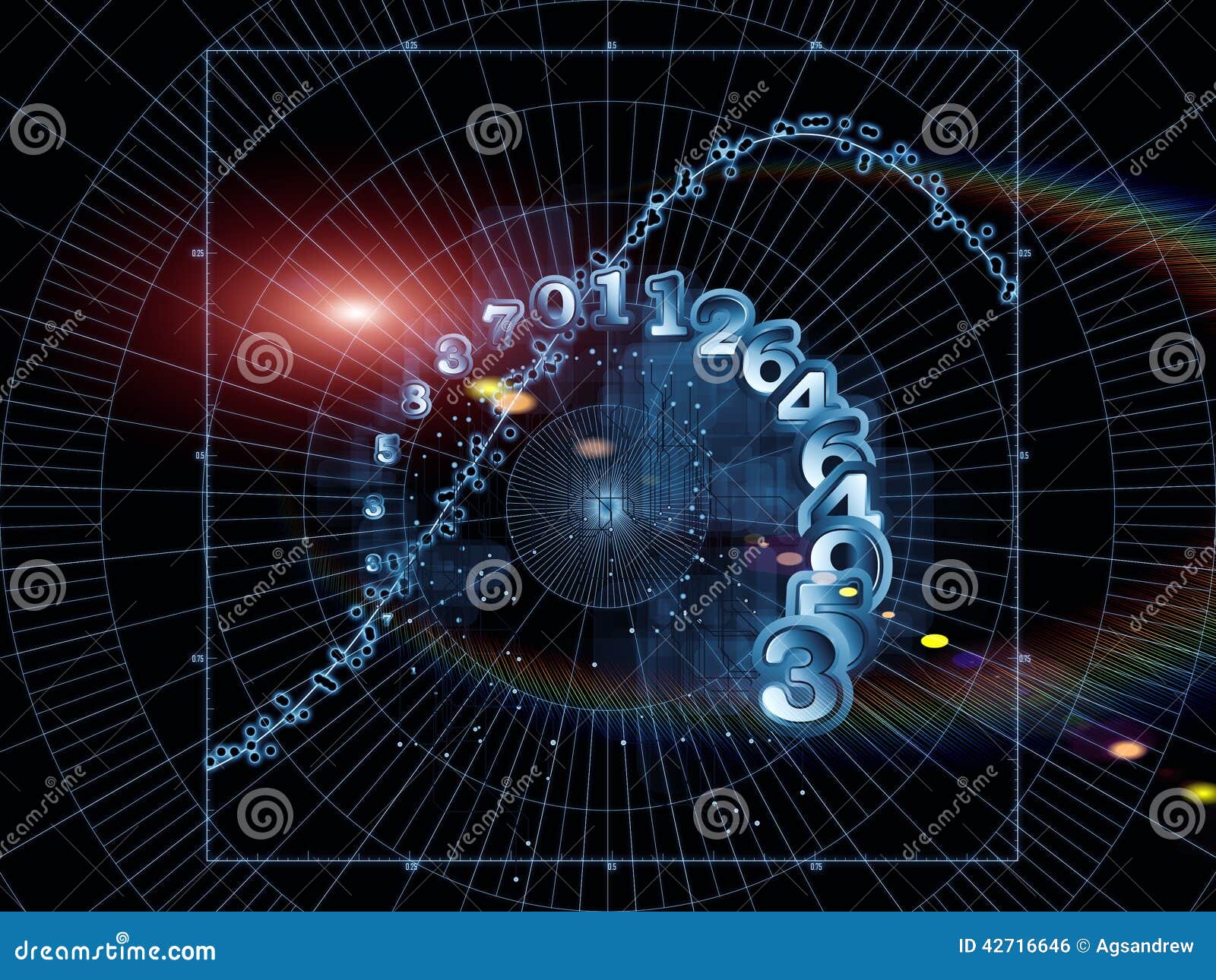 Virtual Geometry stock illustration. Illustration of backdrop - 42716646