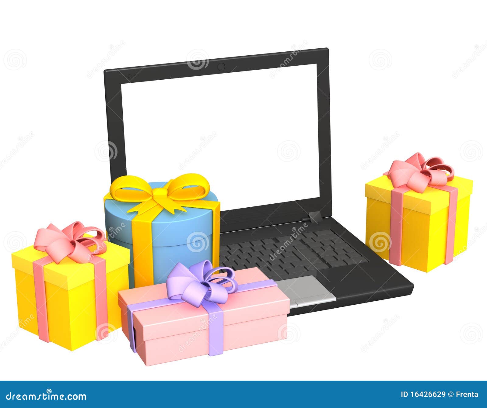 Virtual gifts stock illustration. Illustration of business - 16426629