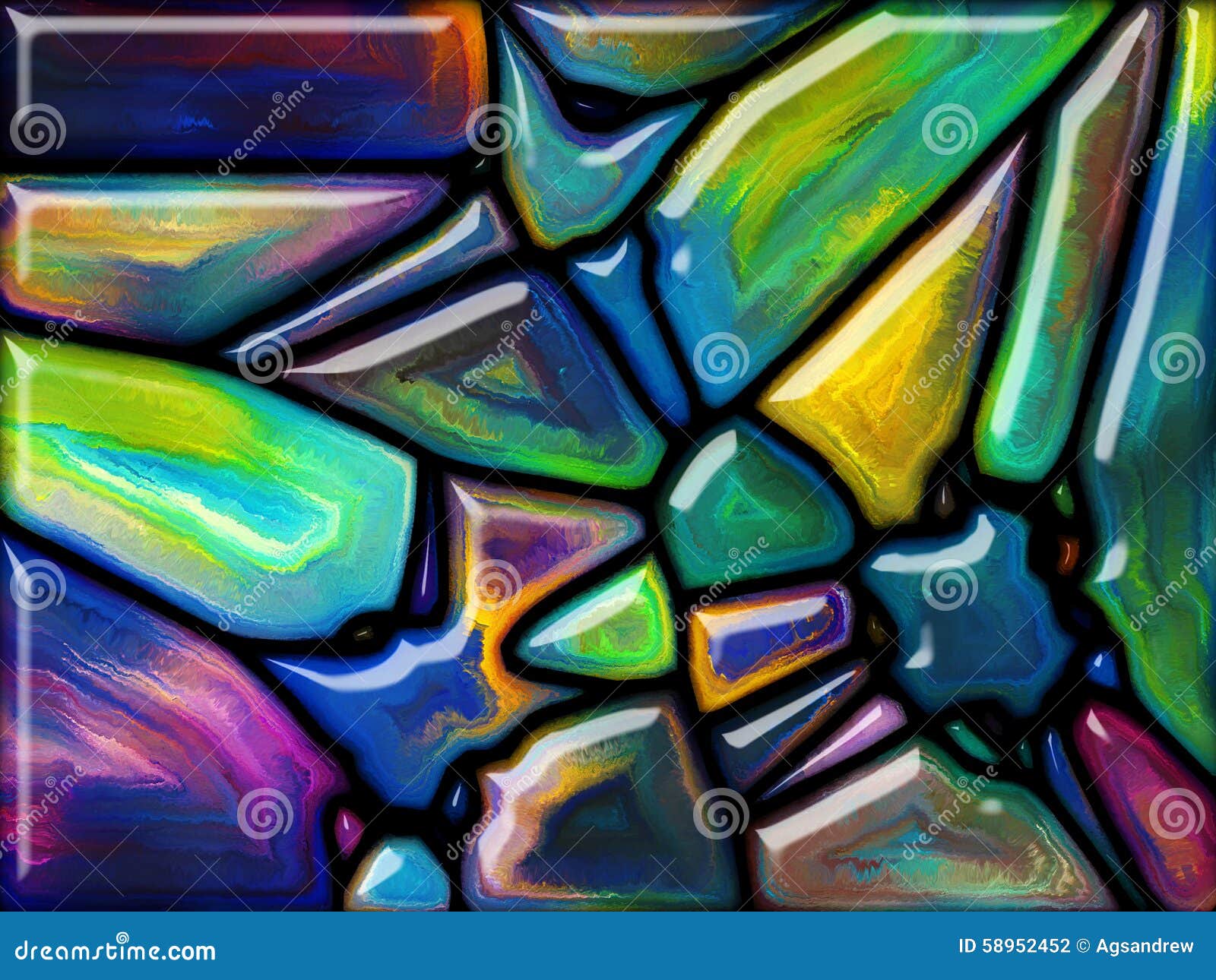 Virtual Glass stock photo. Image of design, abstract - 58952452