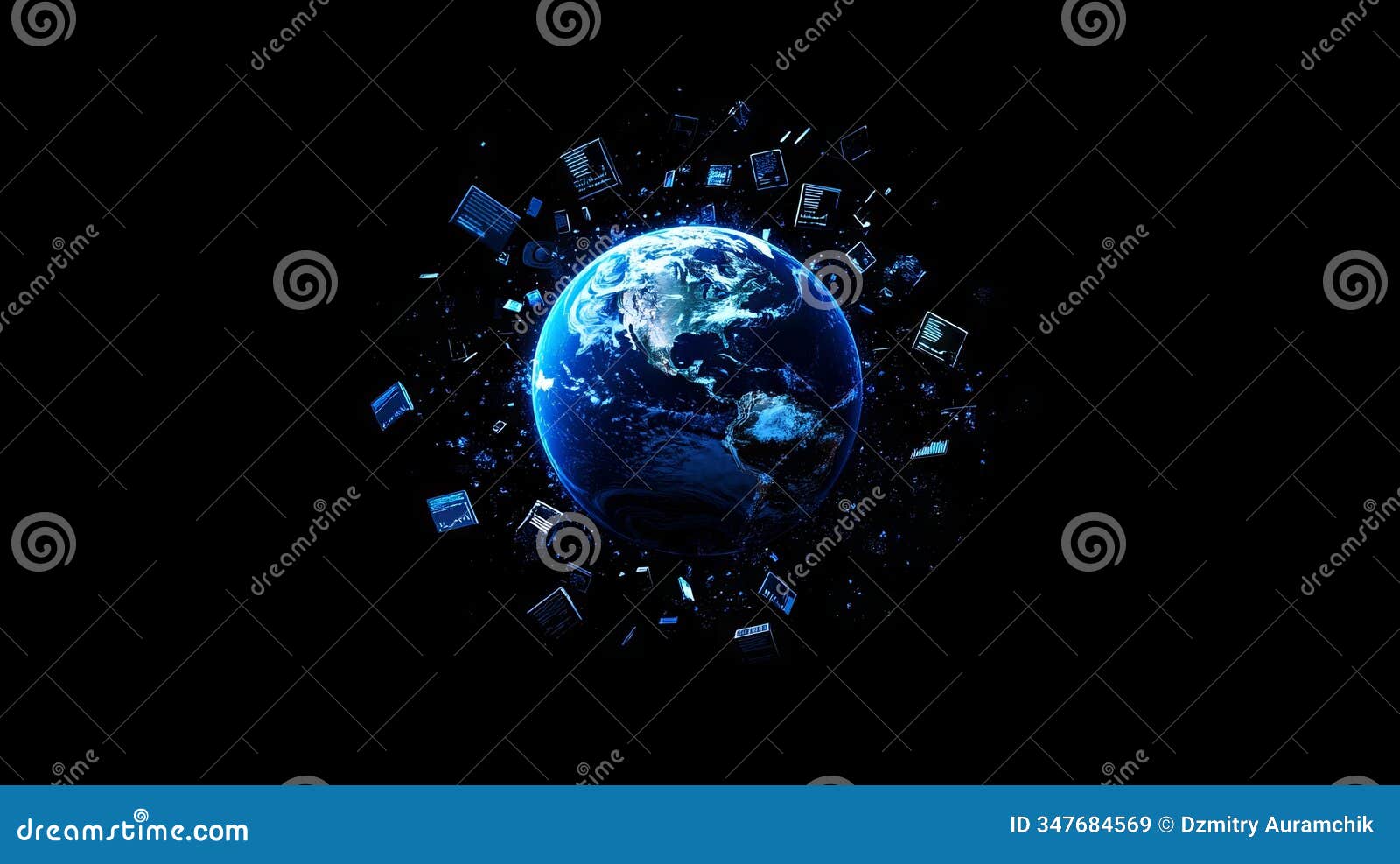 A Virtual Globe with Networked Data and Screens Presenting Modern ...