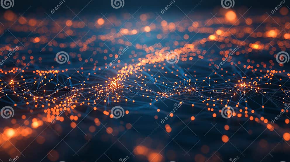 A Virtual Image of Interlinked Connections, Embodying Blockchain ...