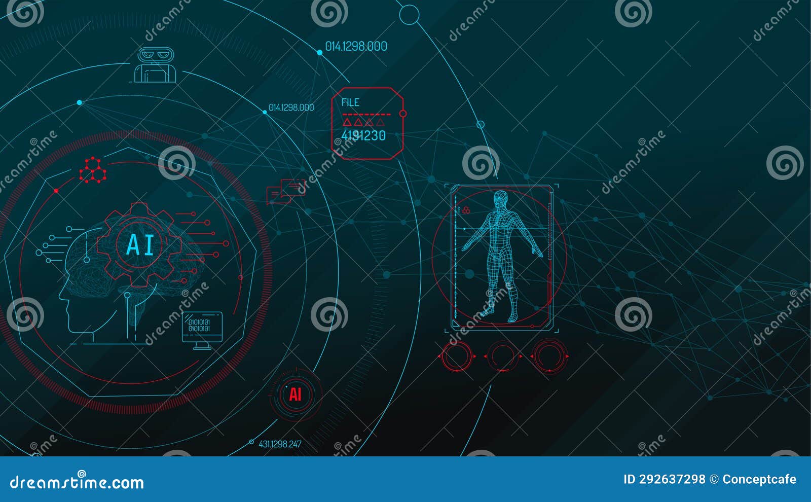 Virtual Infographics with Artificial Intelligence and 3D Human Model ...