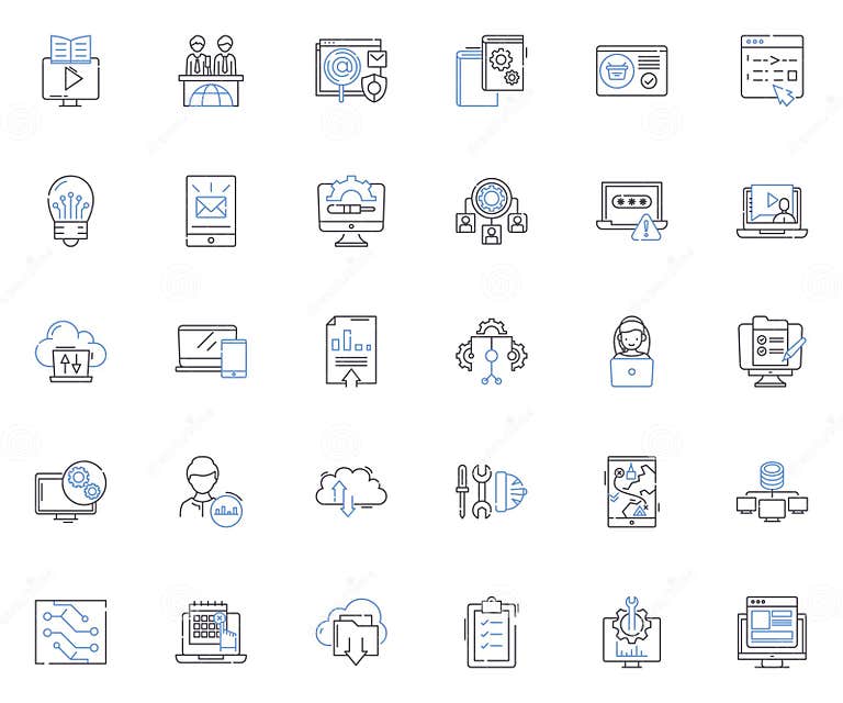 Virtual Instruments Line Icons Collection. Synthesizer, Sampler, Drum ...