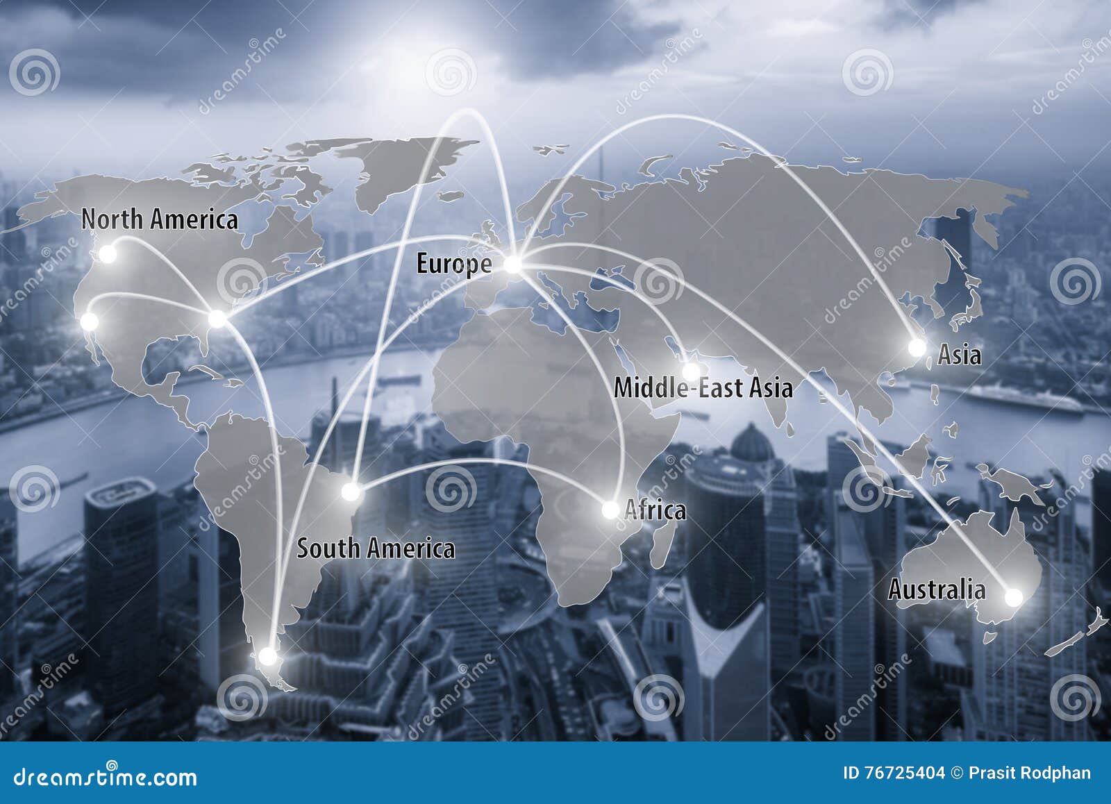 Virtual Interface Connection Map of Global Partner Connection Stock ...