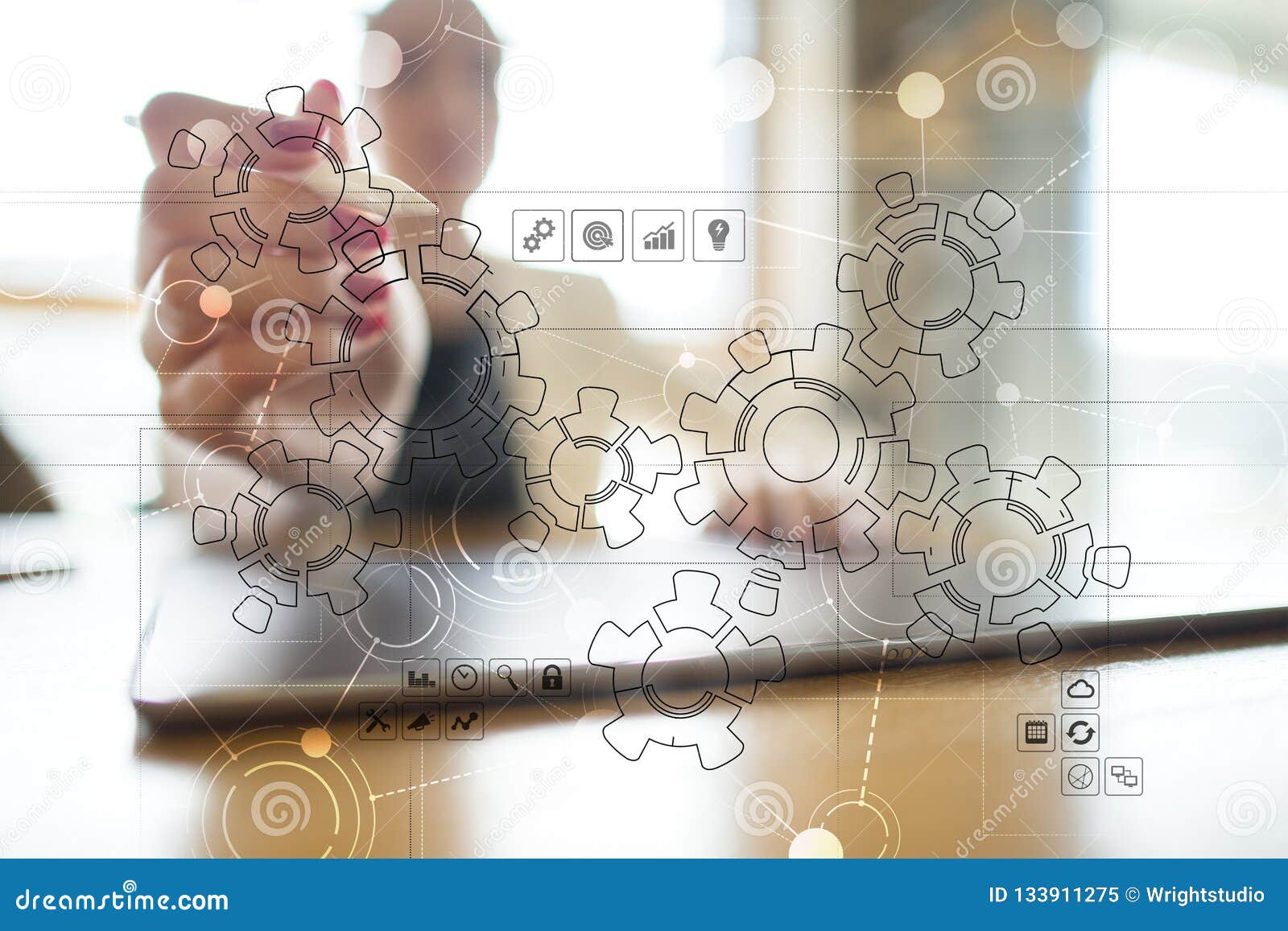 Virtual Interface with Mechanical Gears. Automation and Technology for ...