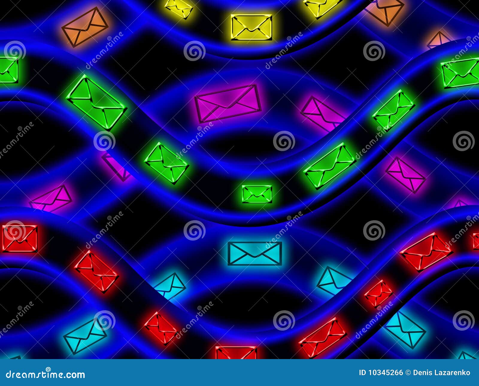 Virtual internet wire stock illustration. Illustration of cyber - 10345266