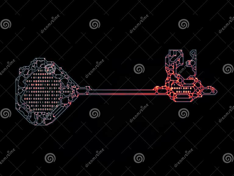 Virtual Key Code stock illustration. Illustration of geometry - 35107513