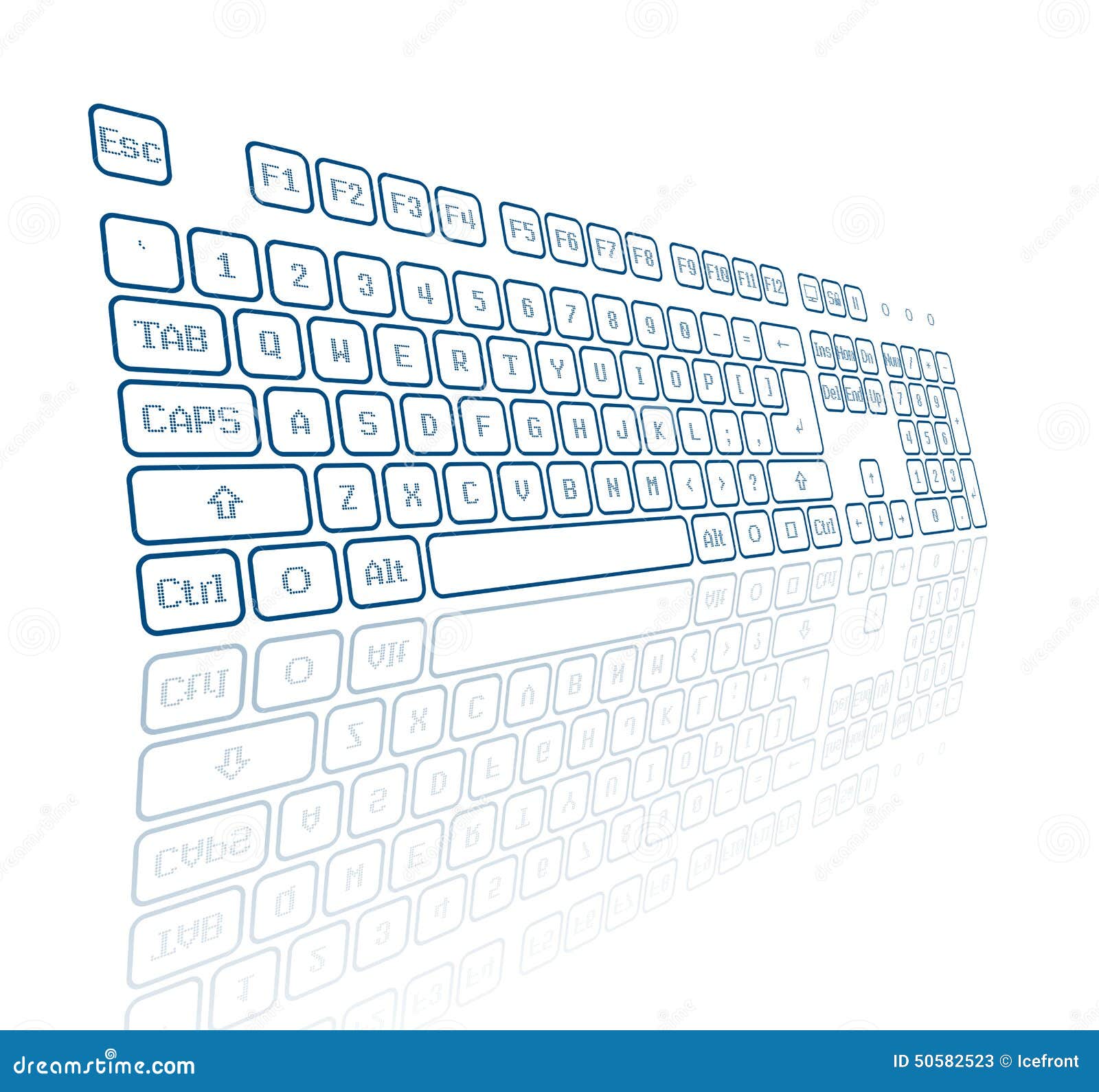 Virtual Keyboard Mobile App Page Onboard Screen Template. Tiny ...