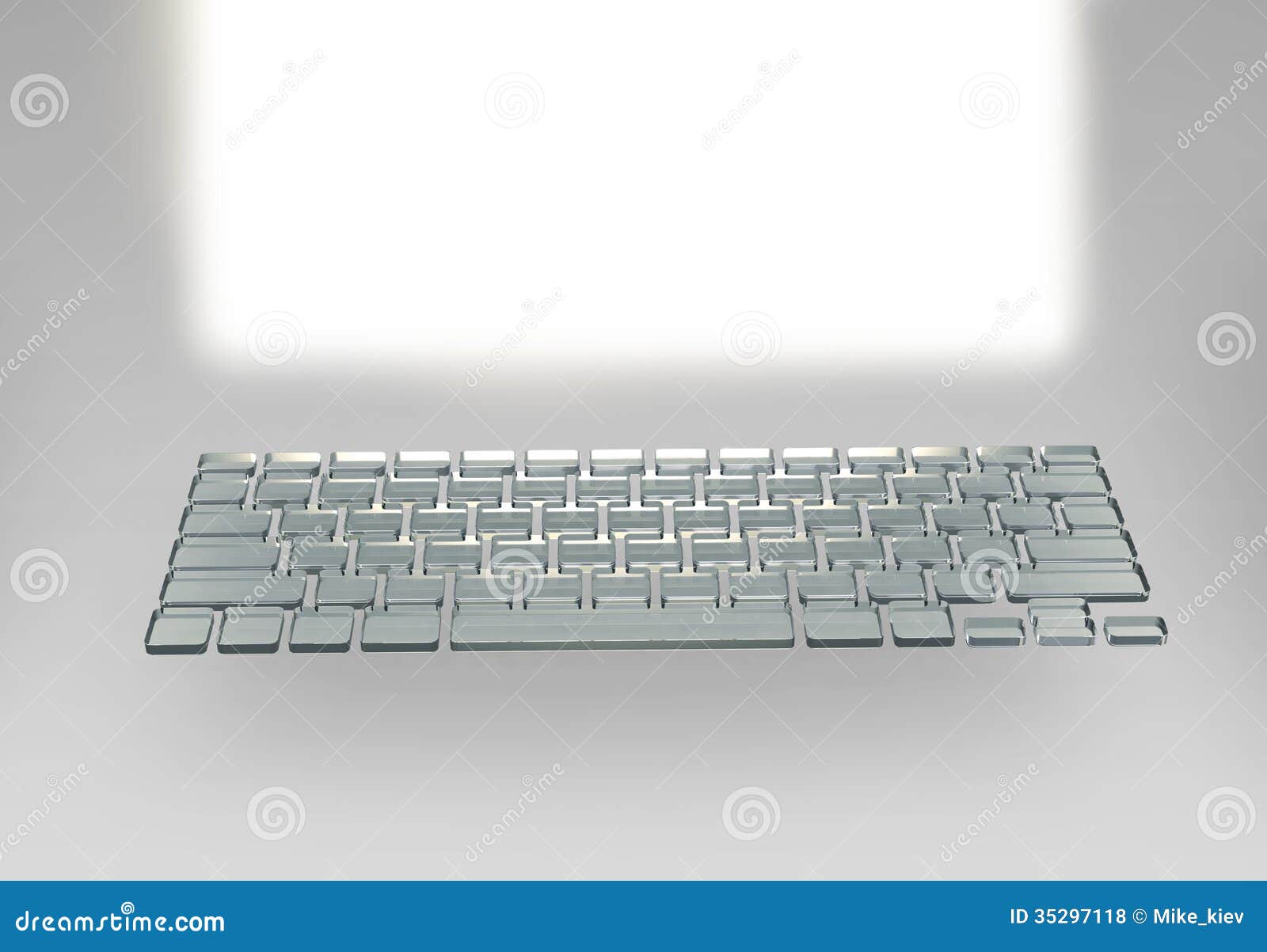 Virtual Keyboard Mobile App Page Onboard Screen Template. Tiny ...