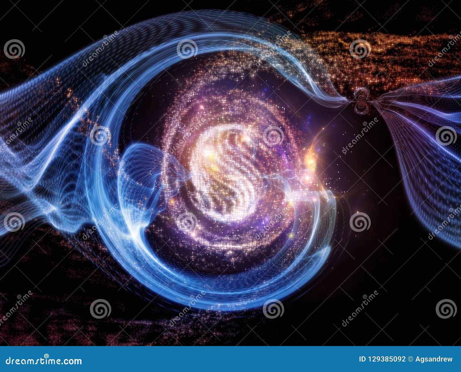 Virtual Life of Void stock illustration. Illustration of glow - 129385092