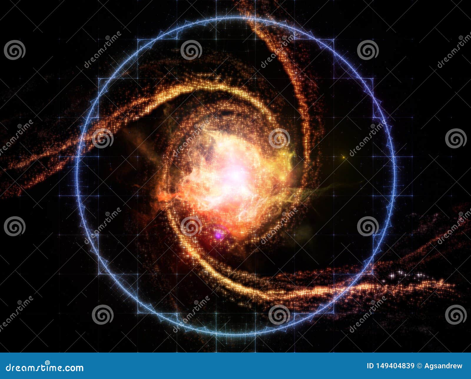 Virtual Life of Void stock illustration. Illustration of cosmos - 149404839