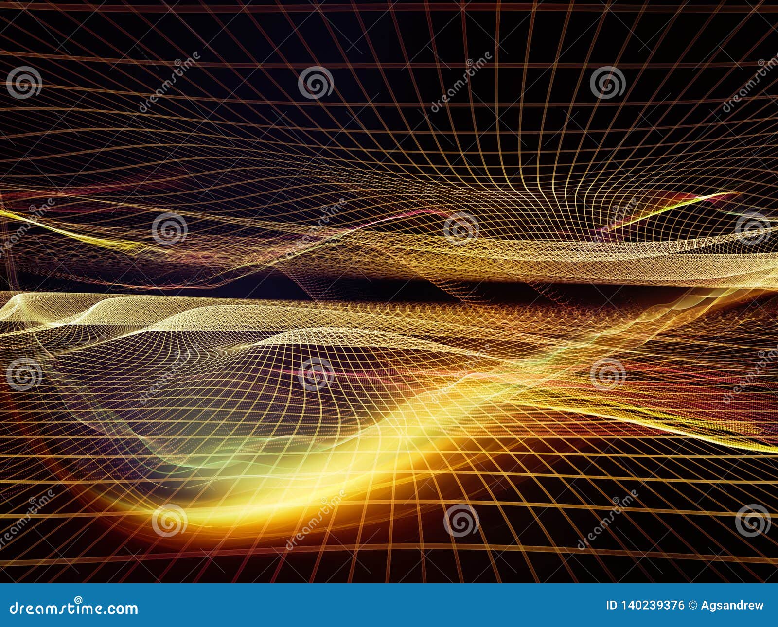 Virtual Life of Virtual World Stock Illustration - Illustration of dark ...