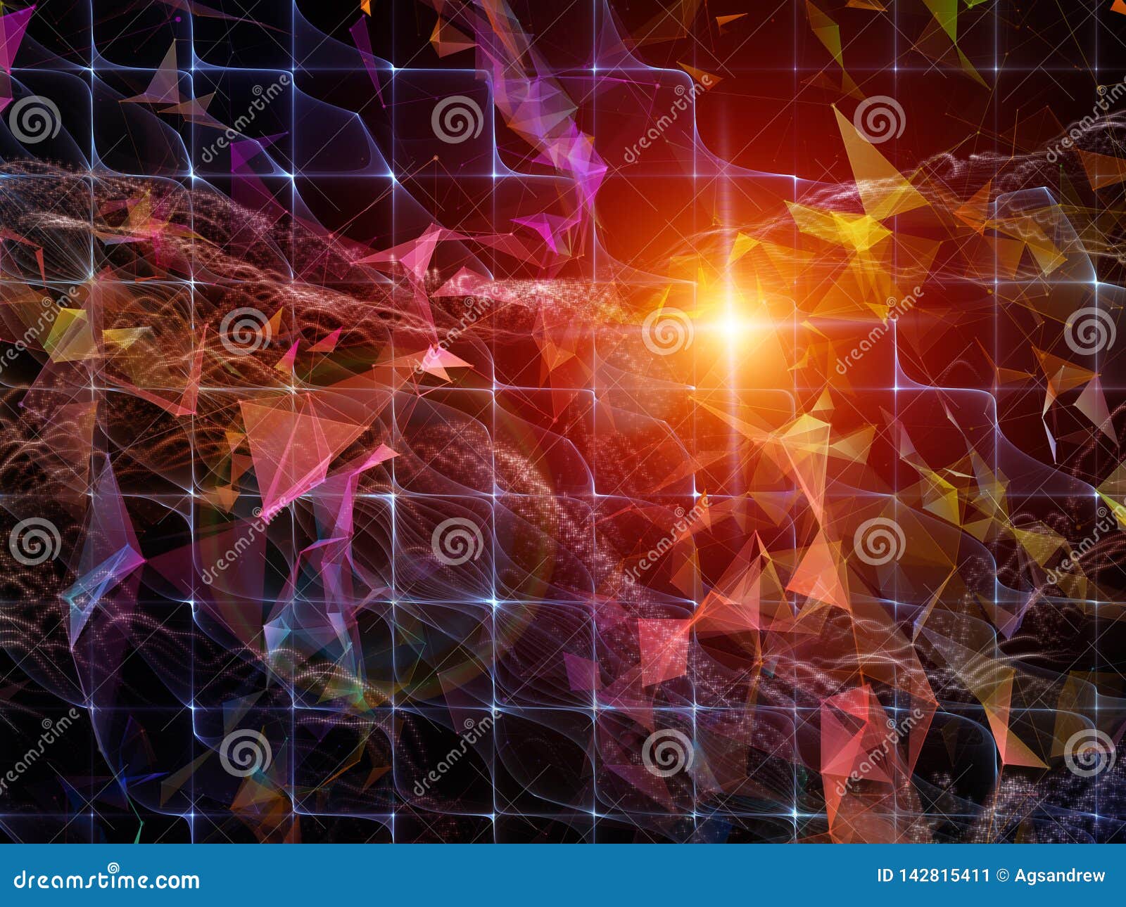 Virtual Life of Virtual World Stock Illustration - Illustration of ...