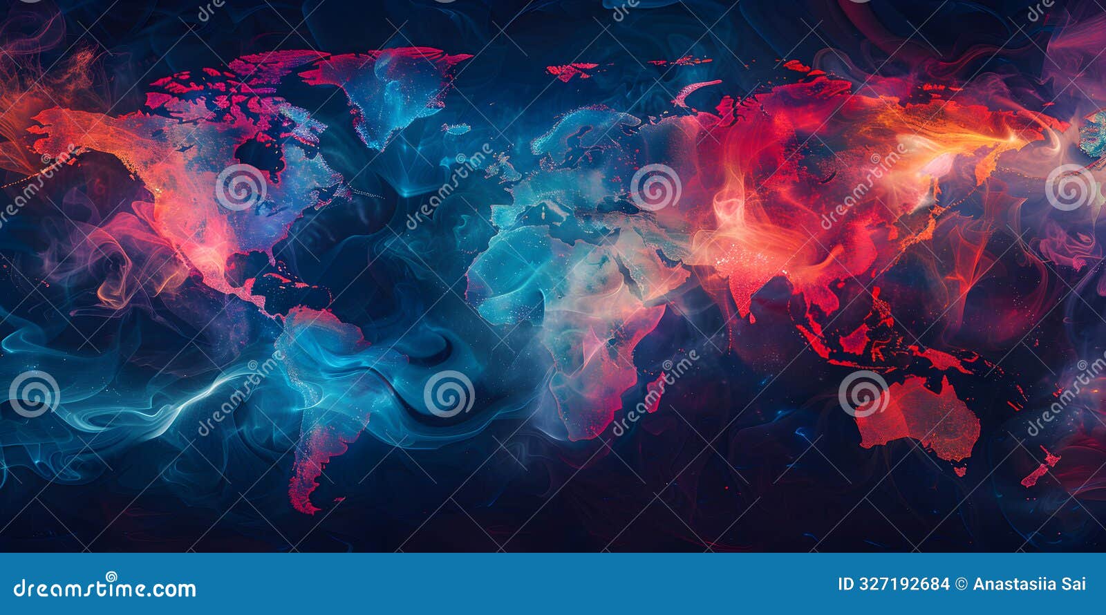 Virtual map of the world stock photo. Image of connect - 327192684