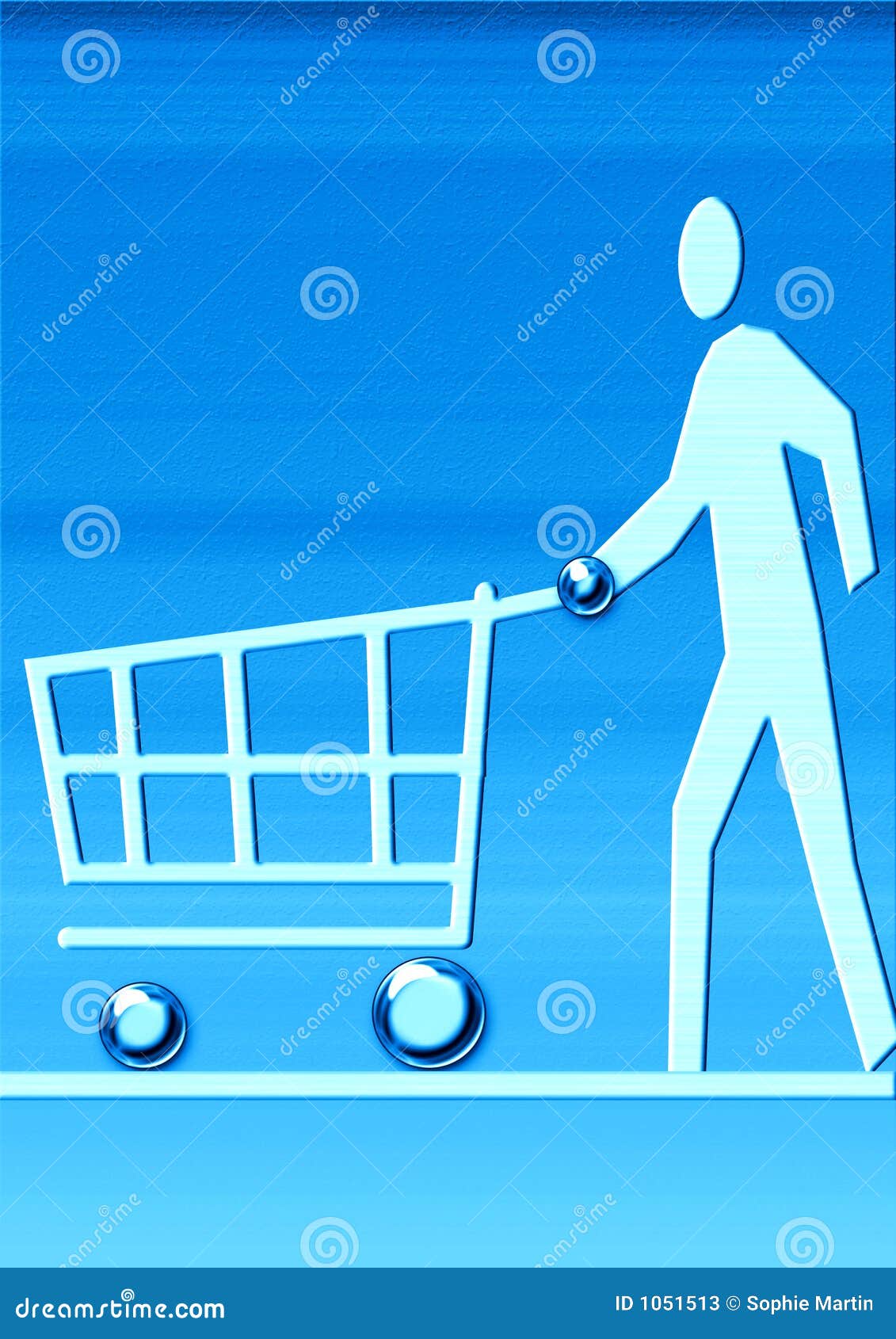 Virtual market stock illustration. Illustration of announce - 1051513