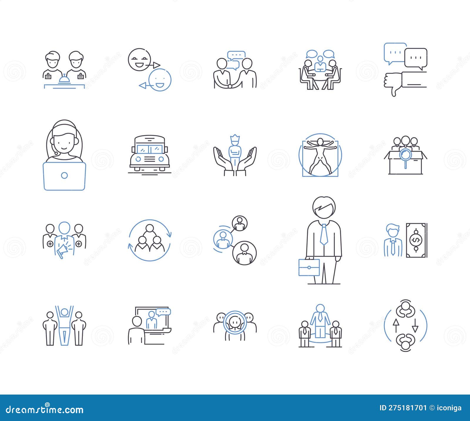 Virtual Meeting Outline Icons Collection. Online, Conferencing ... Virtual Meeting Outline Icons Collection. Online, Conferencing ...