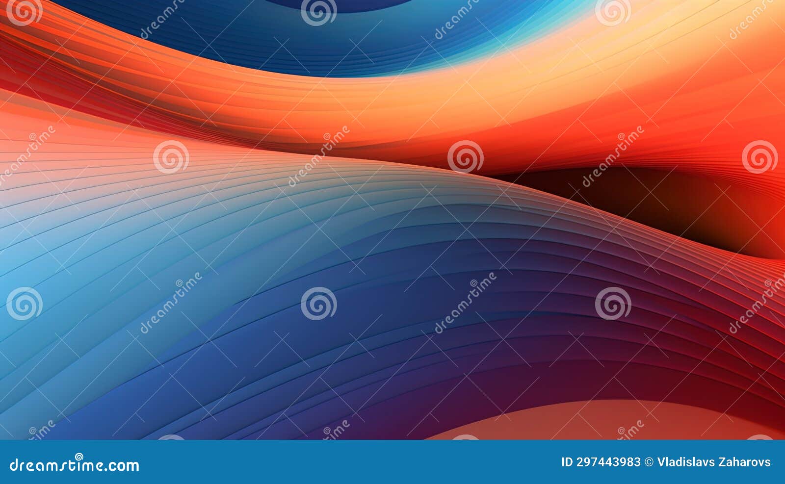 Virtual, Multidimensional Horizon Created As Geometric Shapes and ...