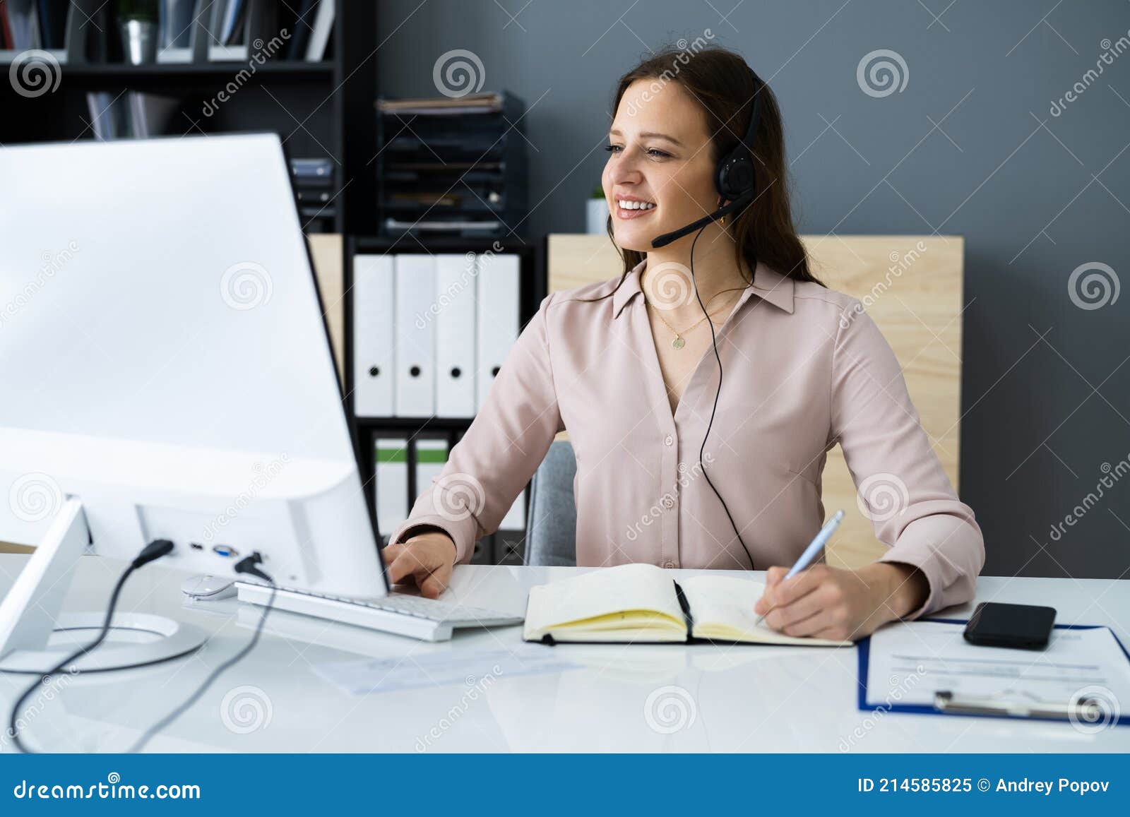 Virtual Online Remote Video Call Stock Image - Image of personal ...